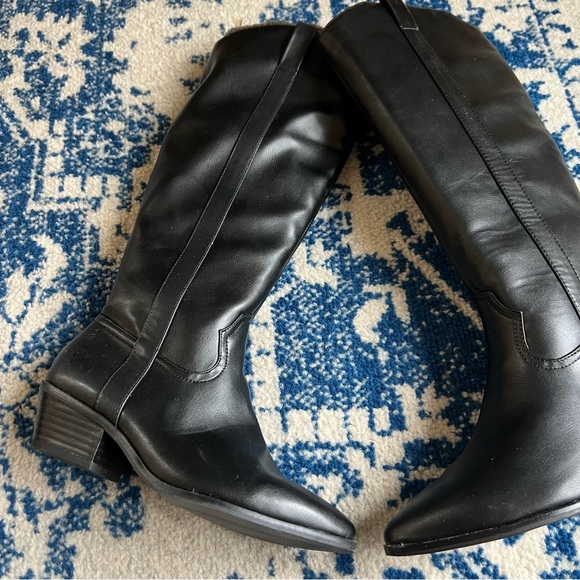 Universal Thread | Shoes | Womens Sadie Western Boots Black Universal Thread 6 | Poshmark